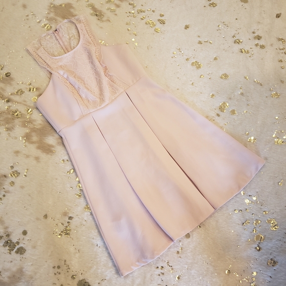 BCBGeneration | Dresses | Nwt Bcbgeneration Light Pink Lace Cocktail Dress | Poshmark